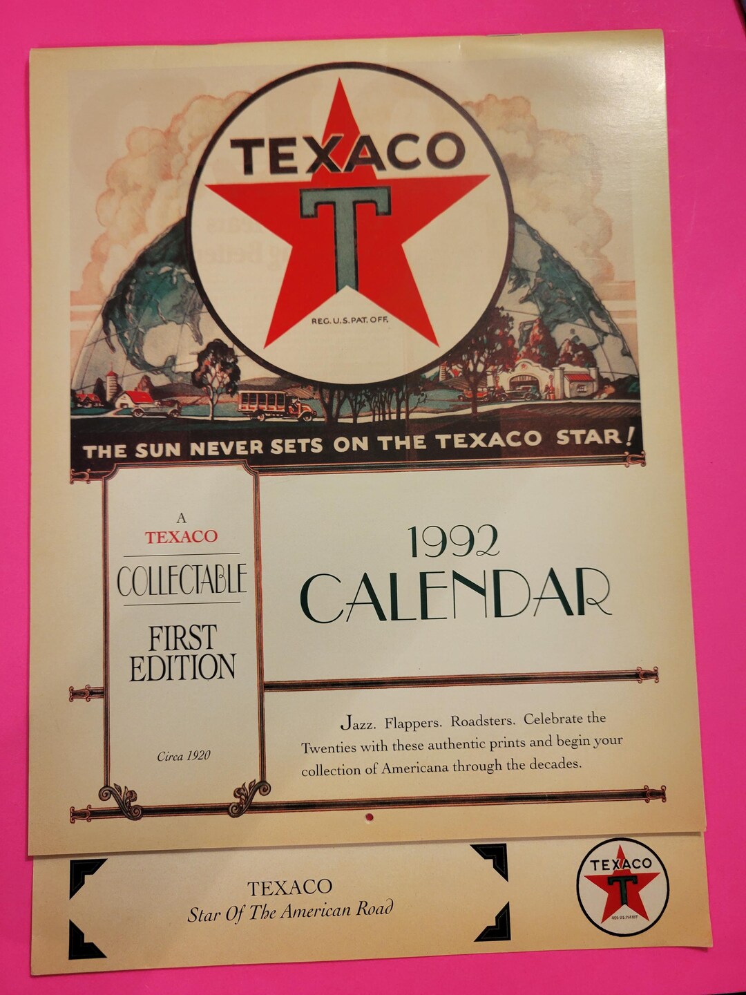 1992 Texico Calendar - Etsy