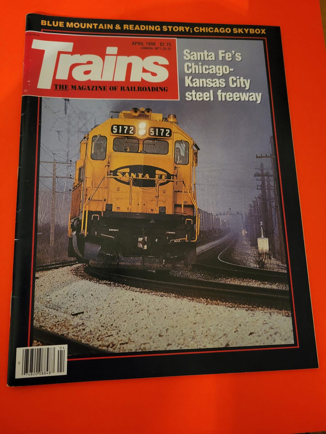Trains: the Magazine of Railroading, April 1990 - Etsy