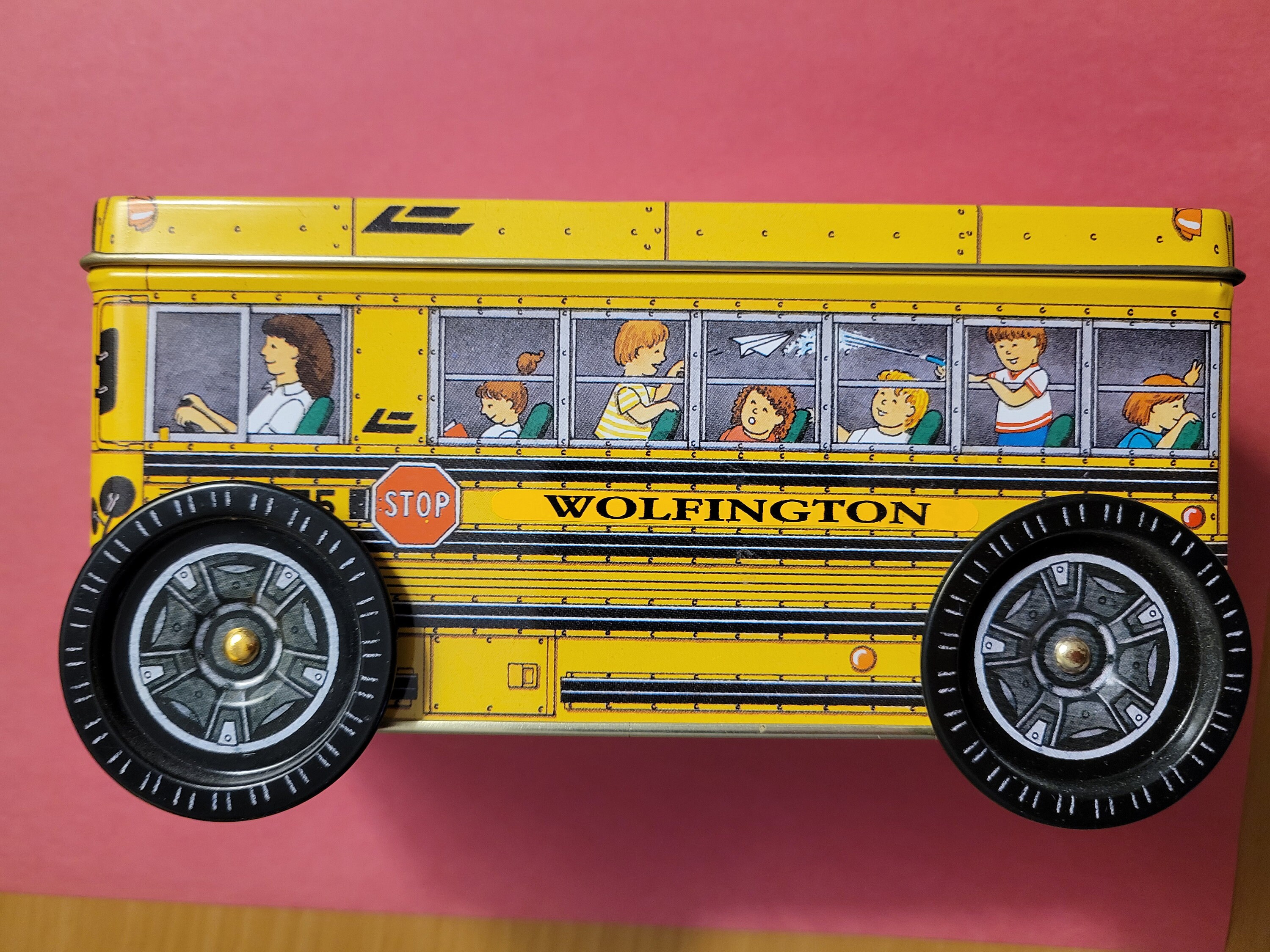 Metal, School Bus Storage Box by Keller Charles of Philadelphia - Etsy