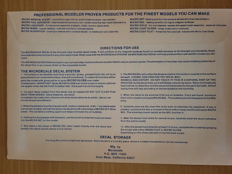 Microscale Model Train Decals - Etsy