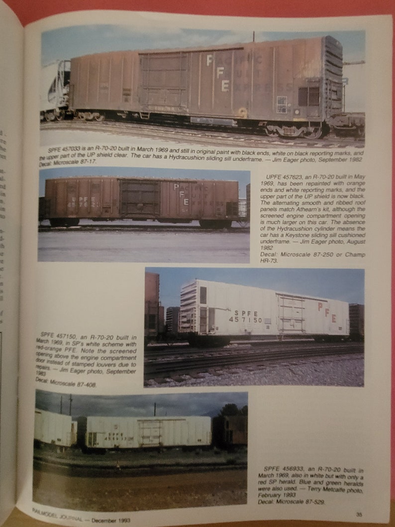 Railmodel Journal Magazine, December 1993 - Etsy