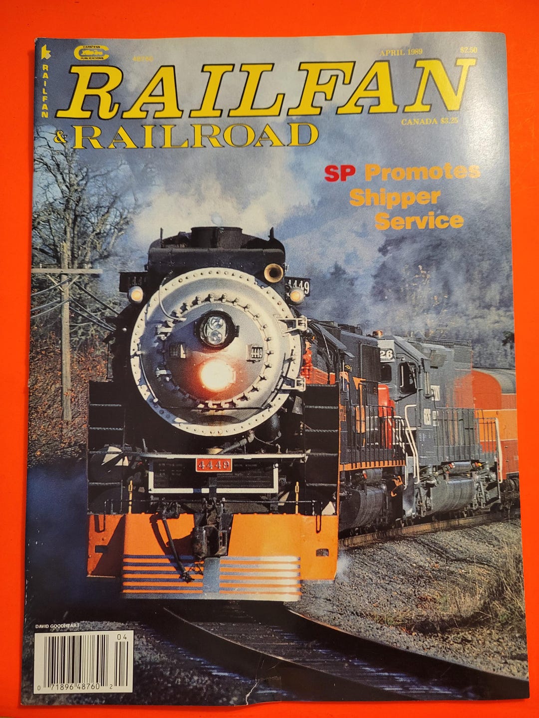 Railfan Magazine & Railroad, April 1989 - Etsy