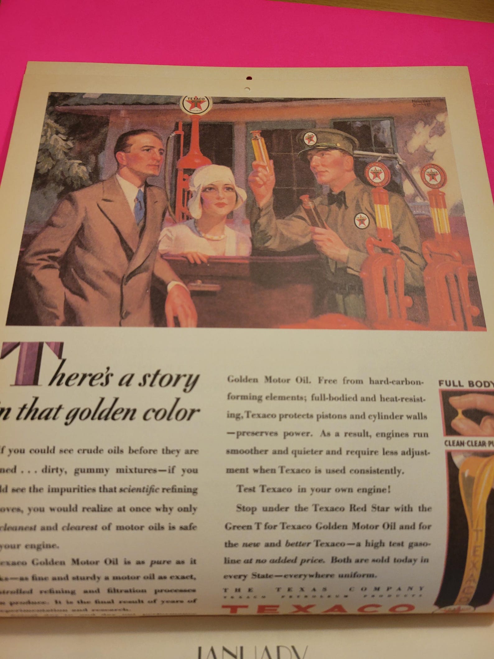 1992 Texico Calendar - Etsy