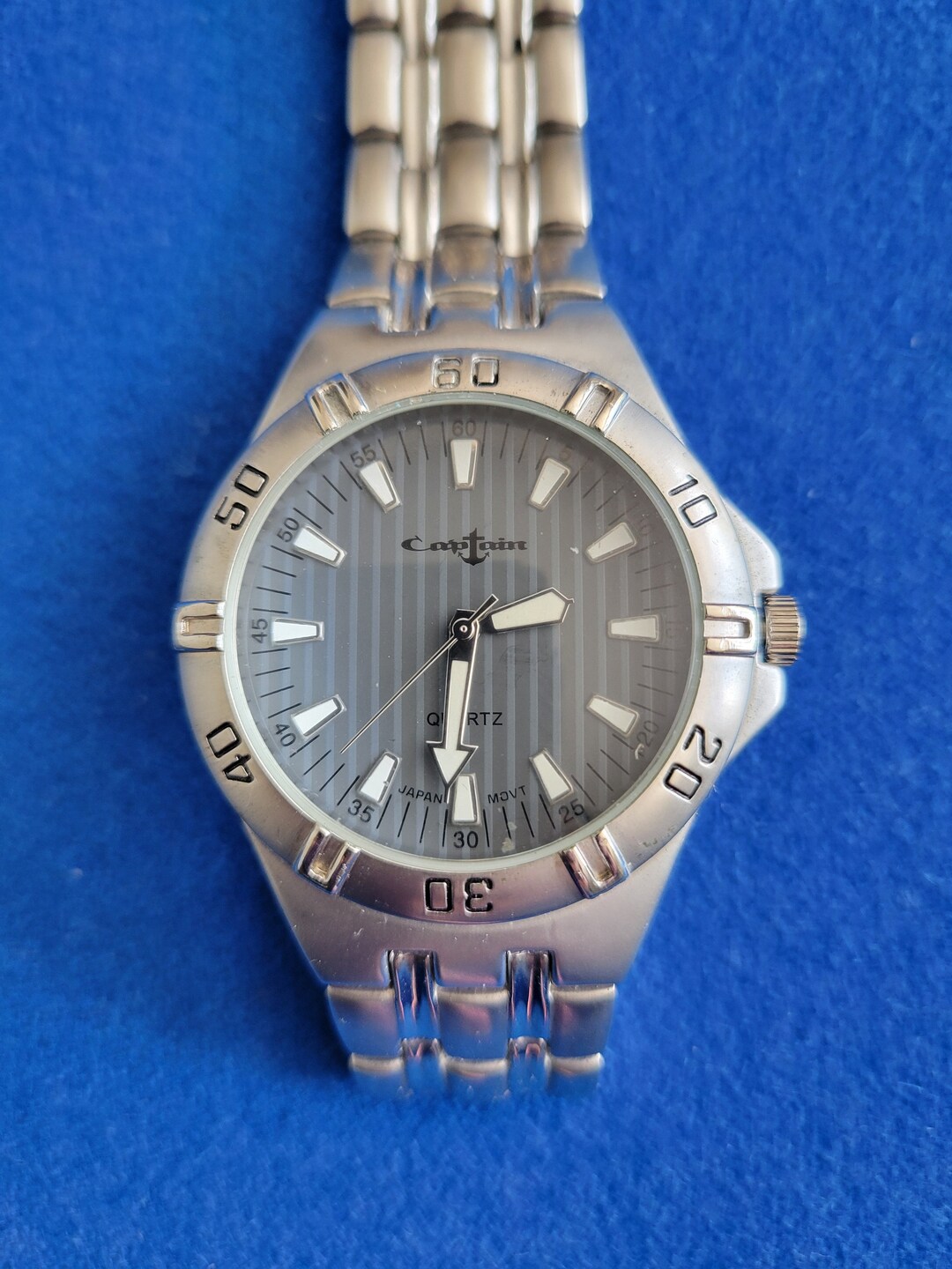 Captain Men's Quartz Watch / Running/ Sweephand - Etsy