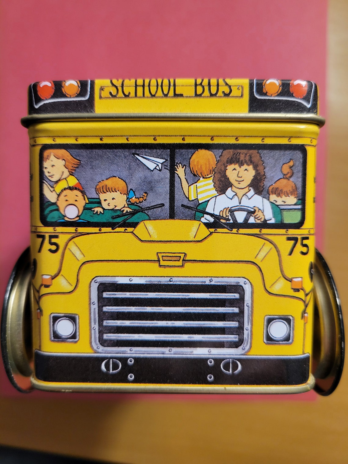 Metal, School Bus Storage Box by Keller Charles of Philadelphia - Etsy