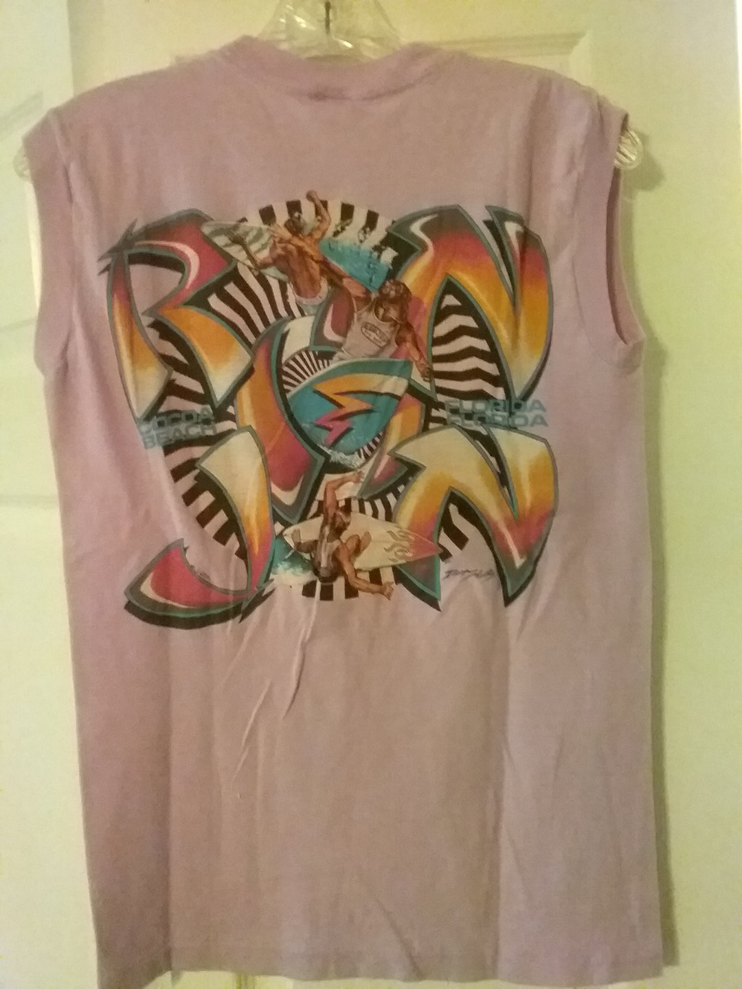 Rare, Antique, Vintage, 1980's, Ron Jon Surf Shop, Muscle Man Tee Shirt ...