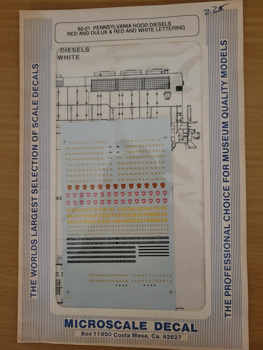 Microscale Model Train Decals - Etsy