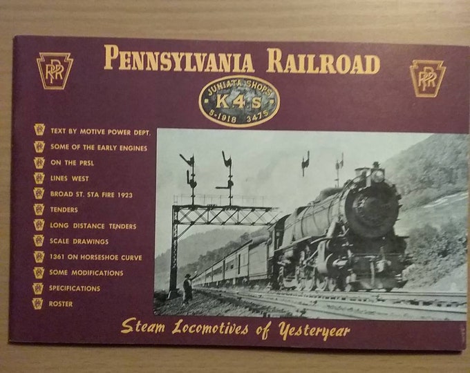 Pennsylvania Railroad Steam Locomotives of Yesteryear - Etsy