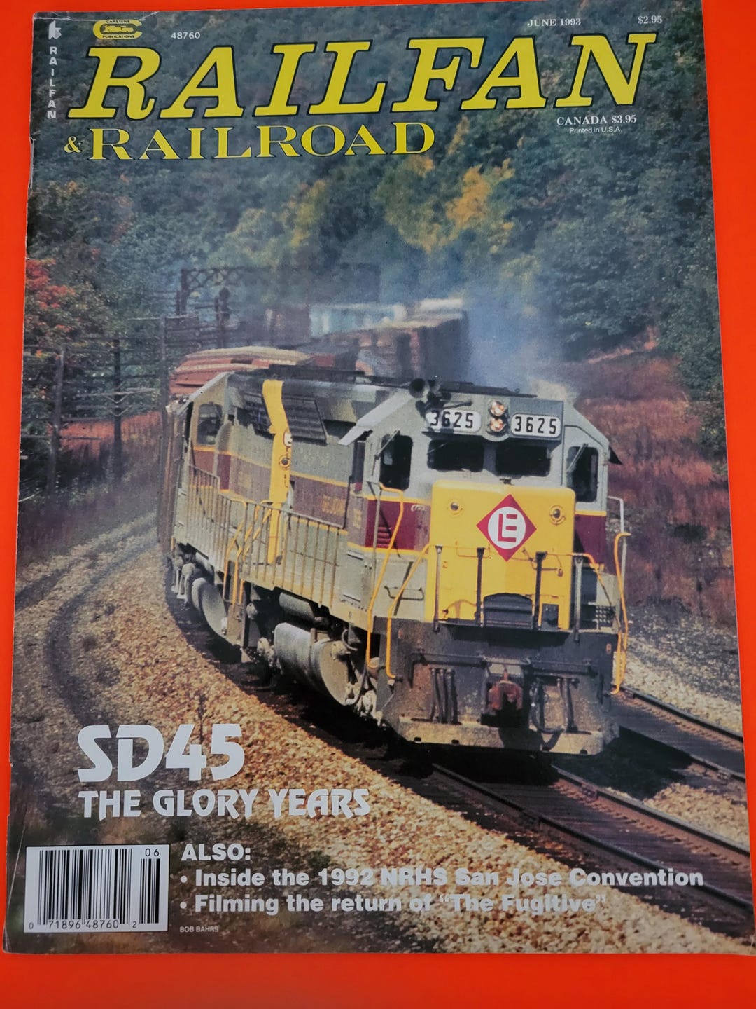 Railfan and Railroad Magazine June 1993 - Etsy