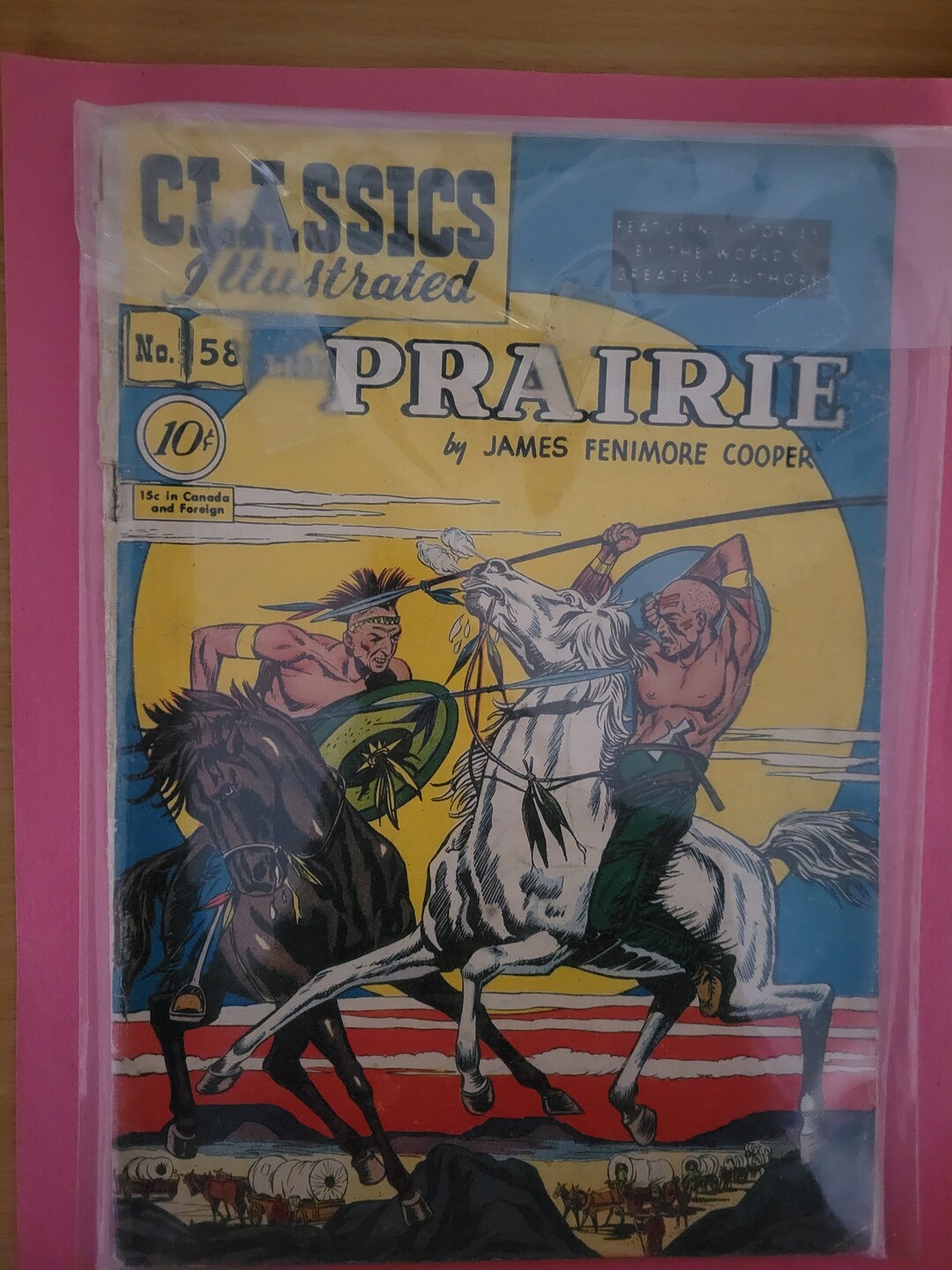 Classic Comics the Prairie by James Fenimore Cooper - Etsy