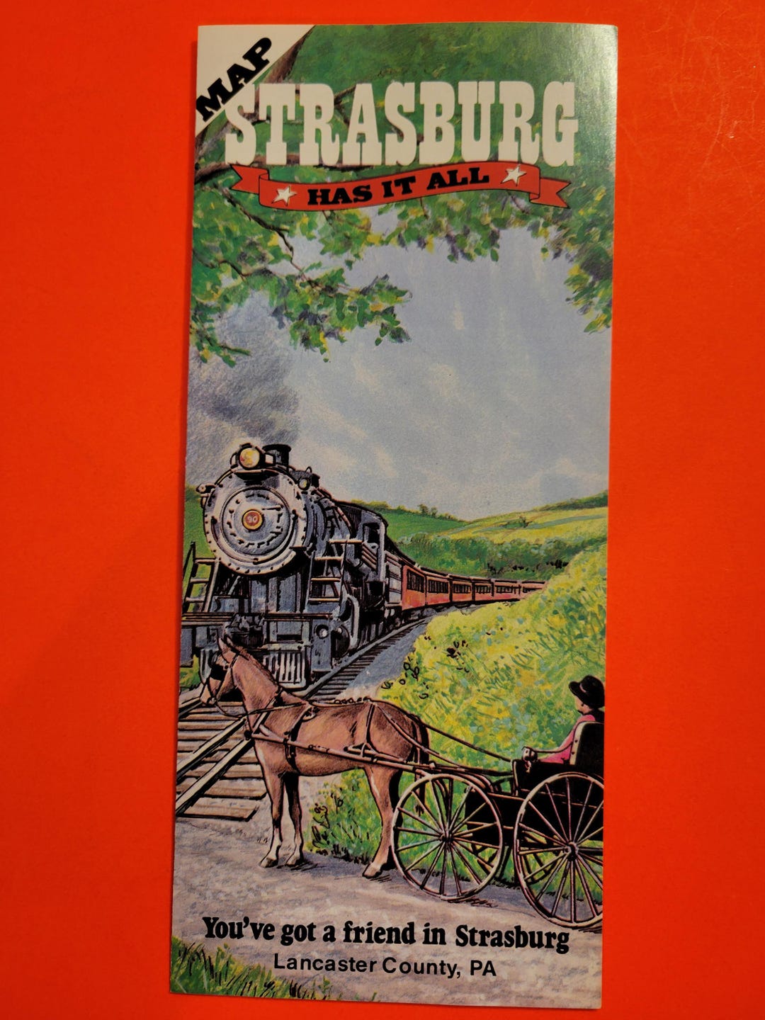 Brochure and Map of Strasburg Pennsylvania - Etsy
