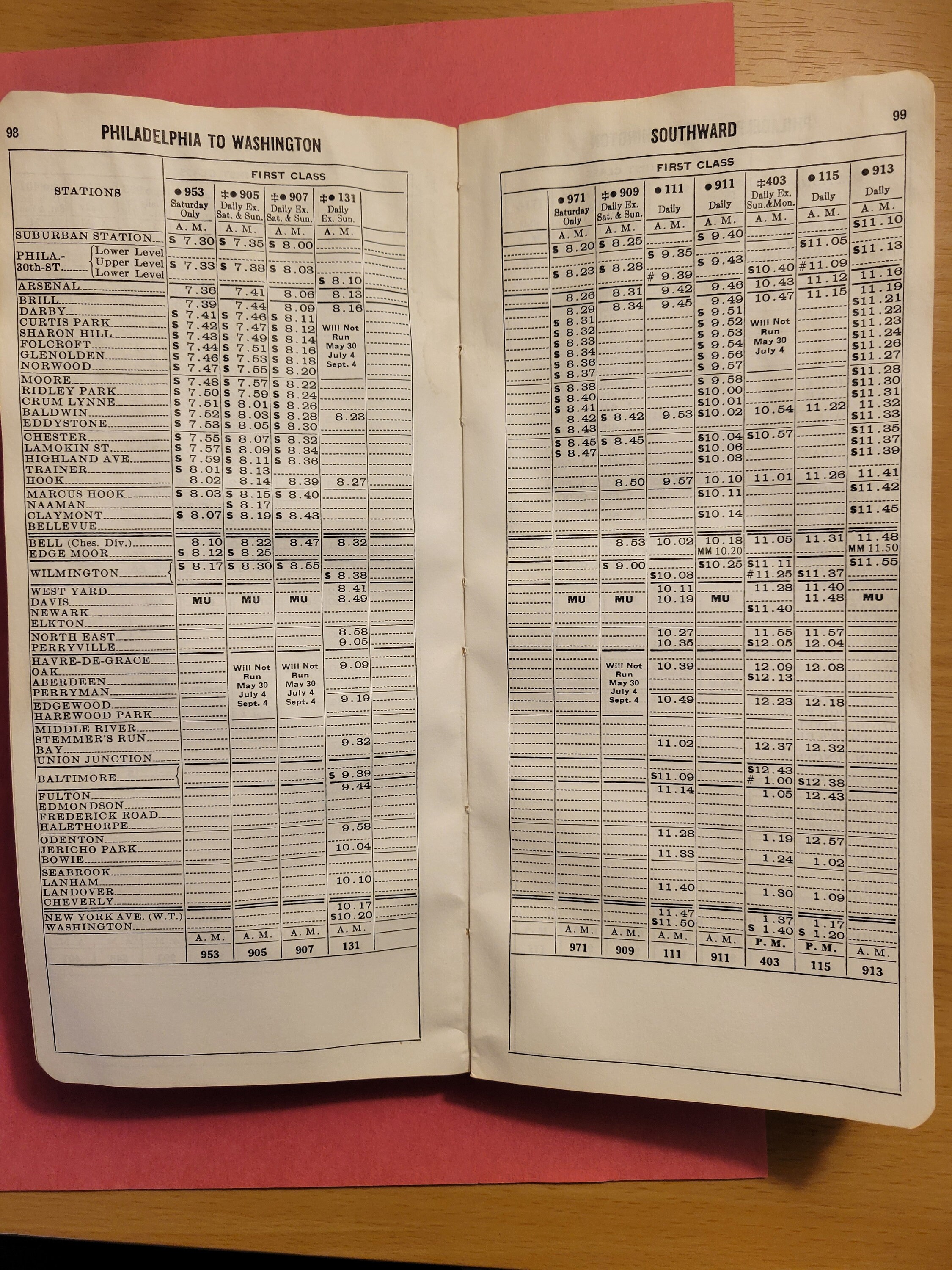 The Pennsylvania Railroad Timetable Number 23 From 1967 - Etsy