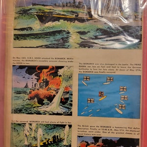Dell Combat Comic Book Sink the Bismarck - Etsy