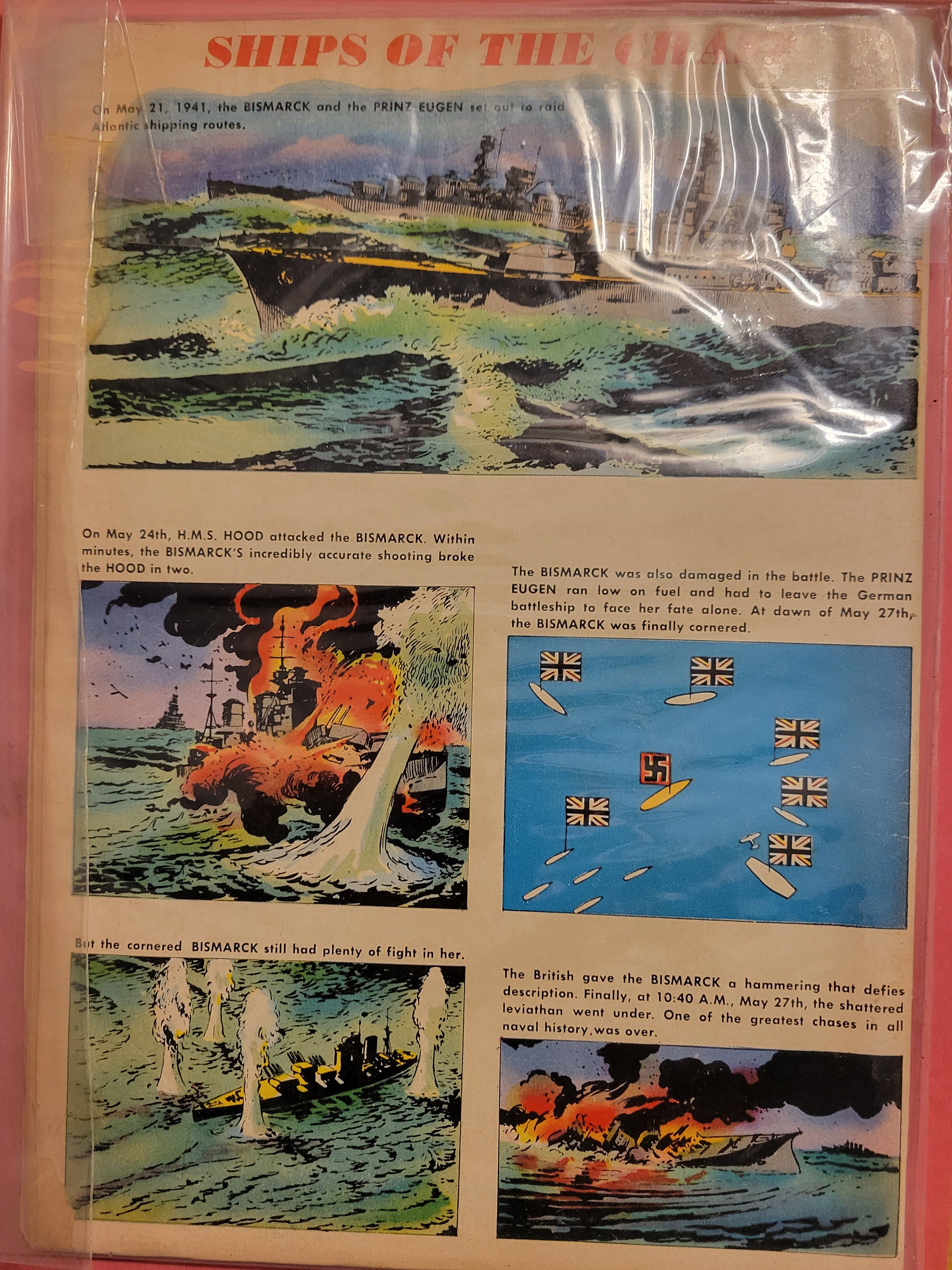 Dell Combat Comic Book Sink the Bismarck - Etsy