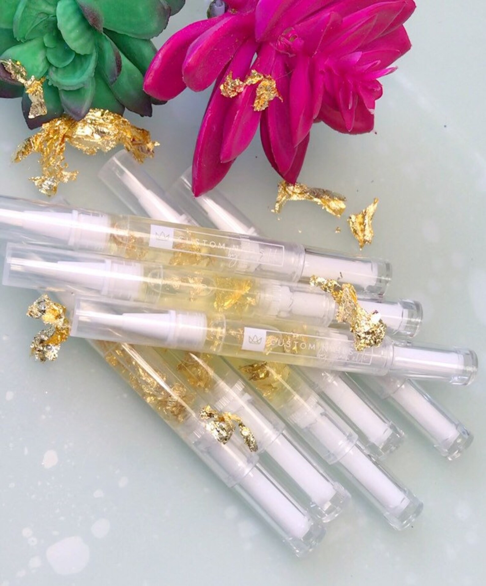 Cuticle Oil Pens With Flowers And Essential Oils Etsy