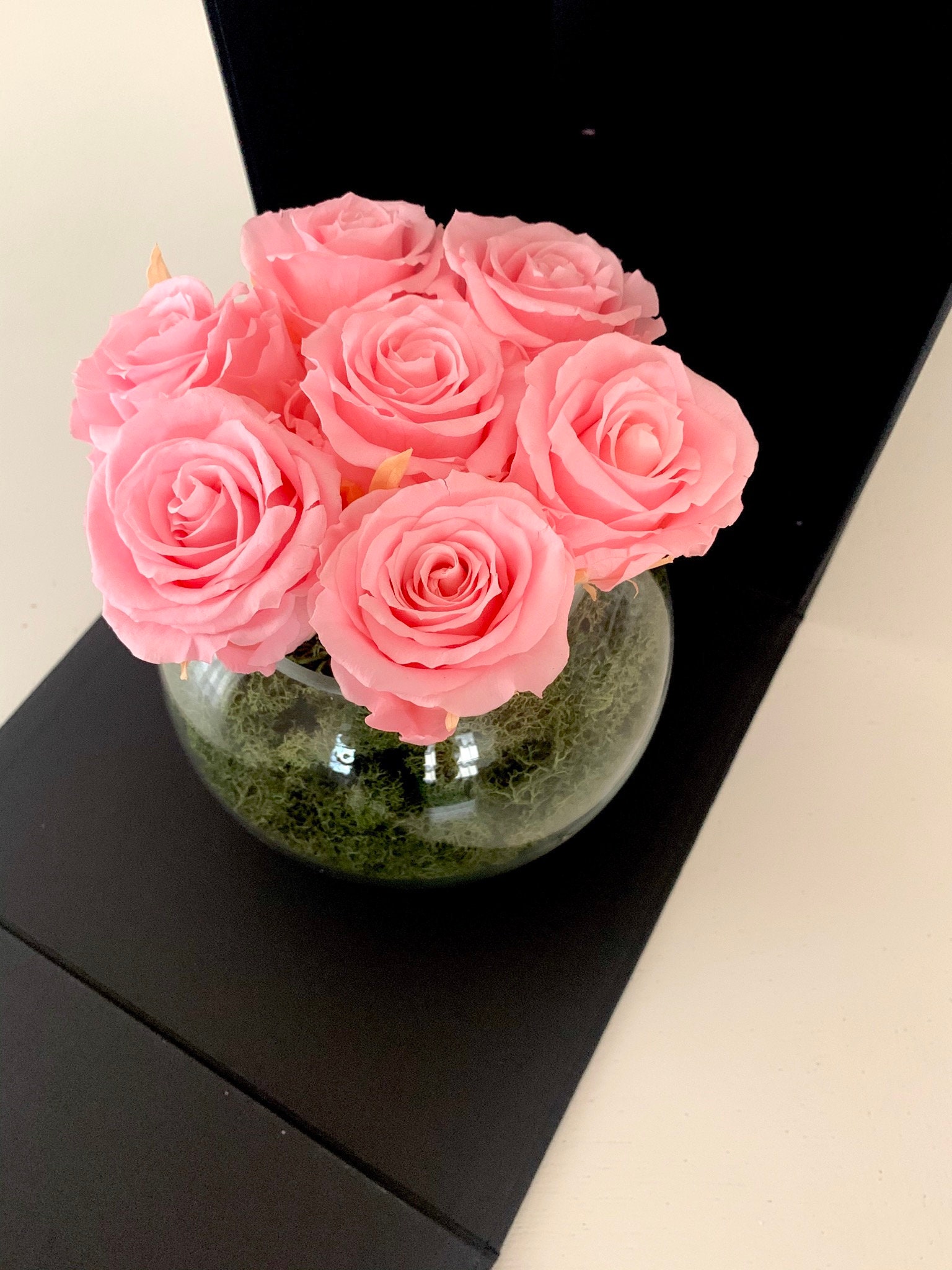 Luxury NATURAL Table Centerpiece Made of Preserved Moss and Real ...