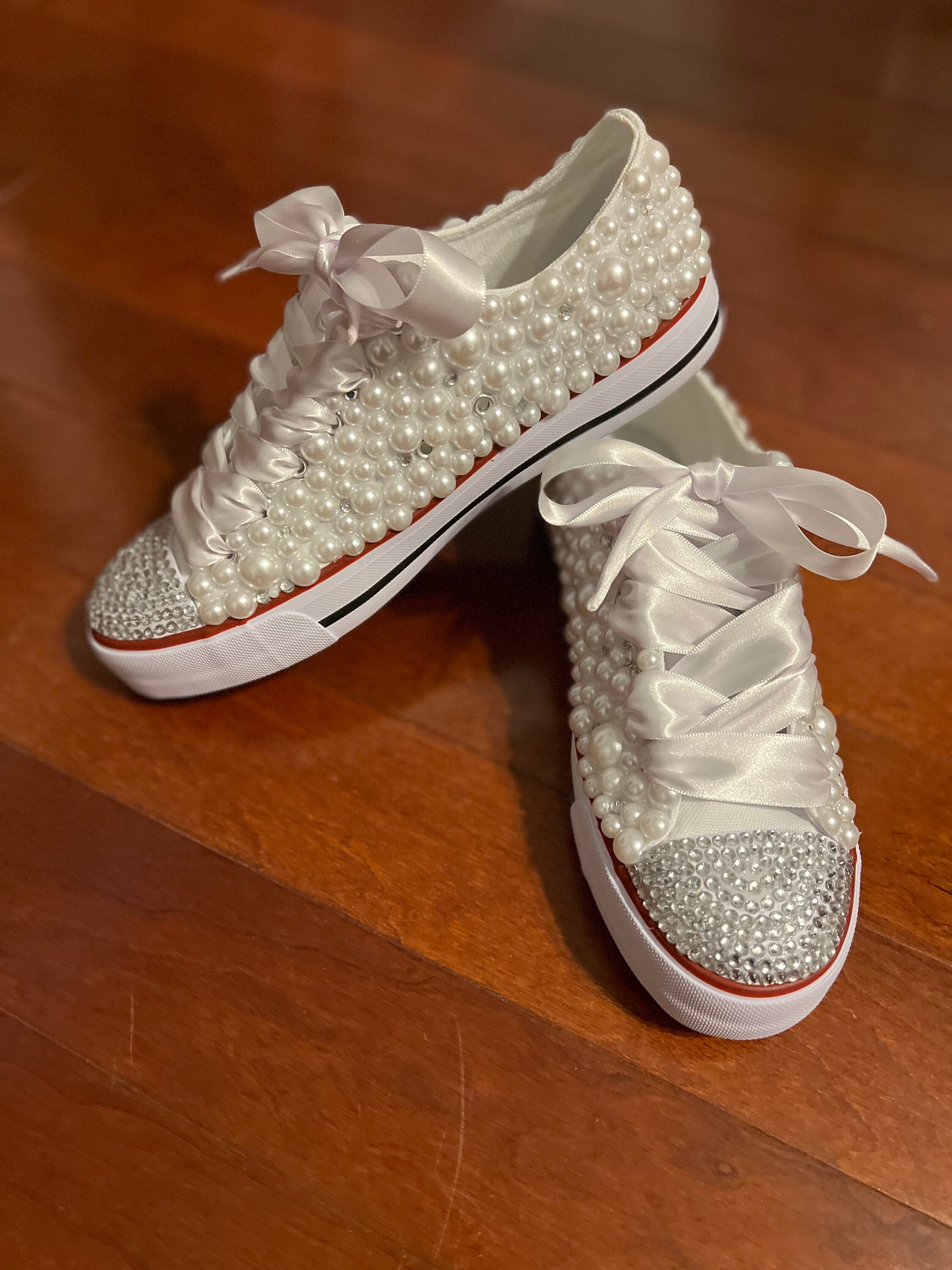 Bedazzled/bling Sneakers - Etsy