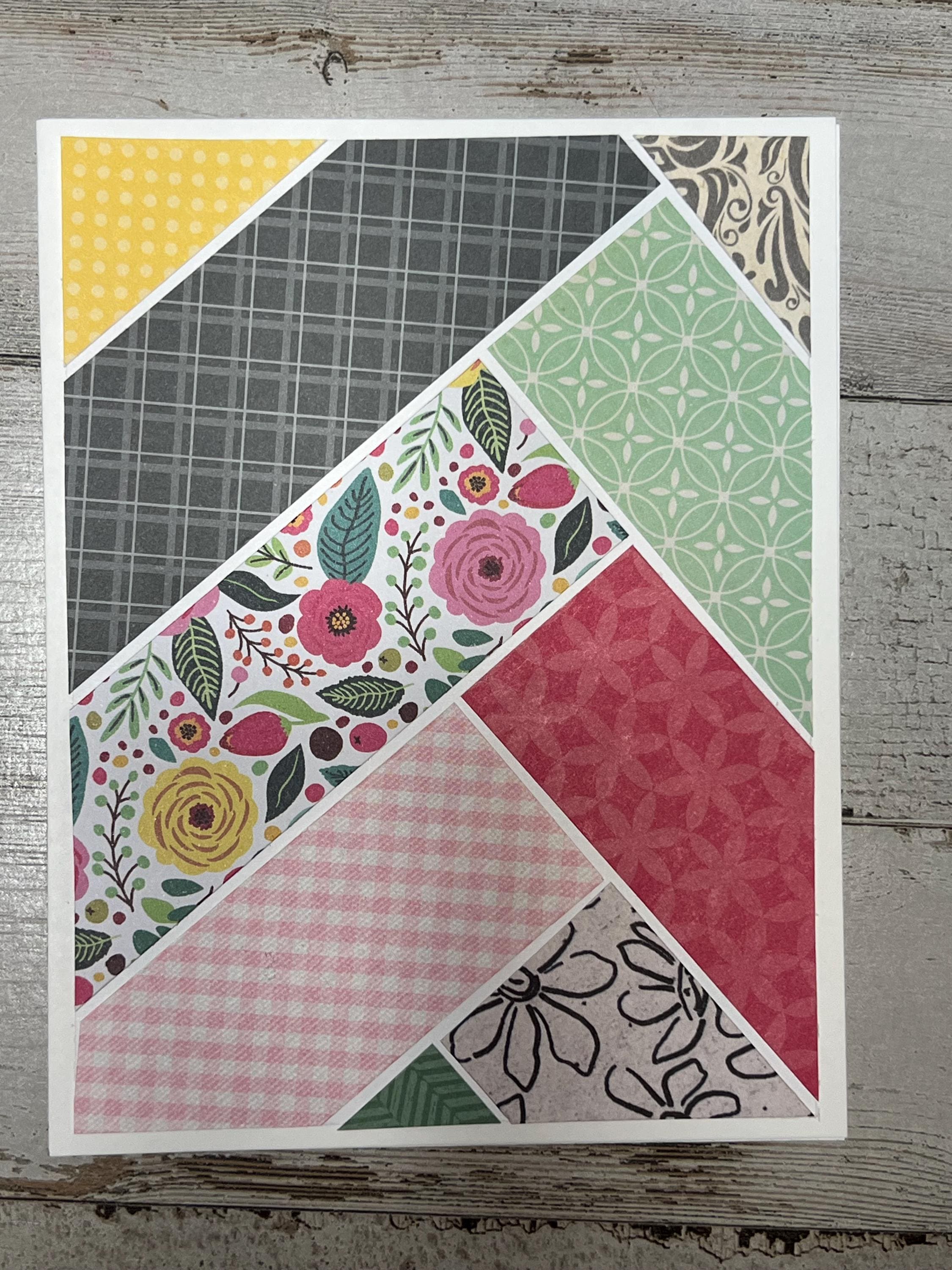 Handmade Blank Note Cards, Quilt, Paper Piecing, Scrap Paper, Any ...