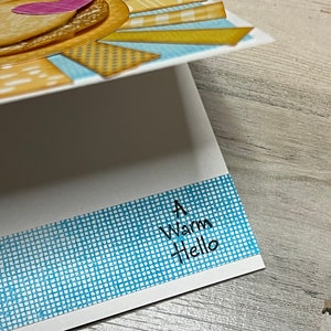 A WARM HELLO Handmade Summertime Cards, Paper Piecing Cards, Sunbeam ...