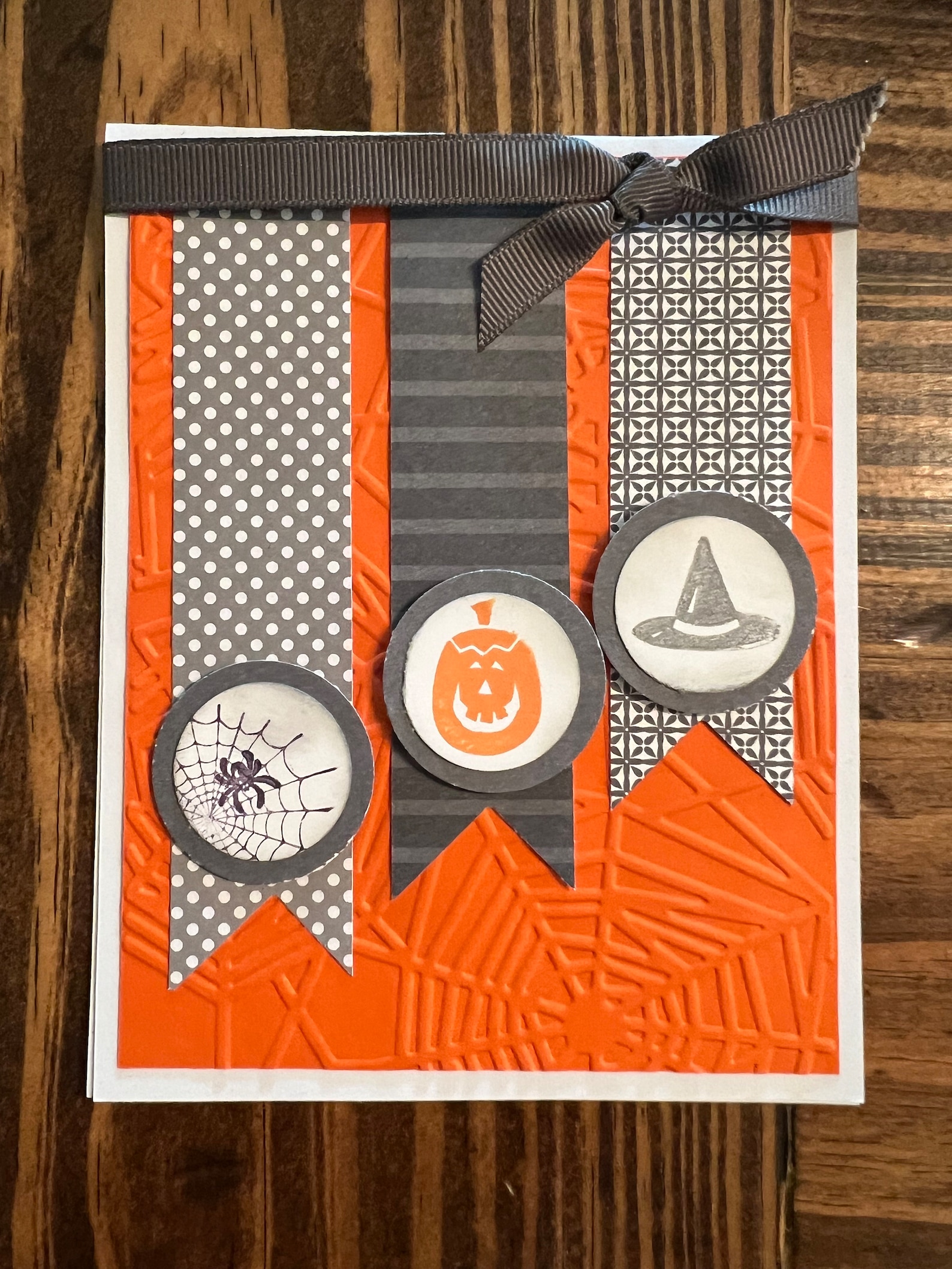 GRAY PENNANT HALLOWEEN Handmade Halloween Cards, Stampin up Bitty Boos ...