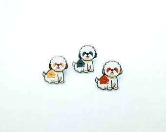 Maltese Dog Pin-badge - Etsy