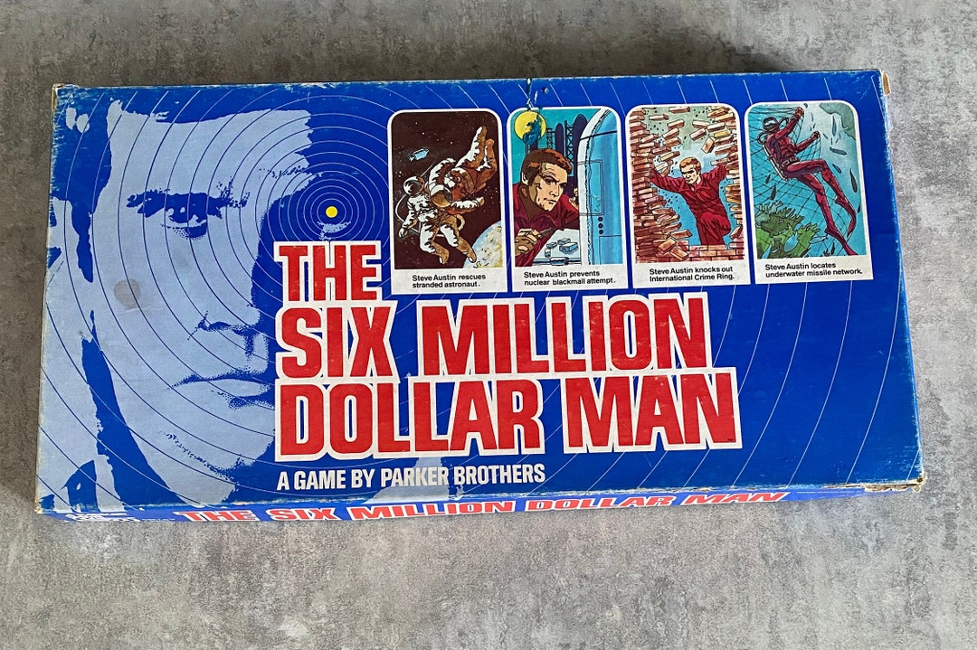1975 the Six Million Dollar Man Board Game - Etsy