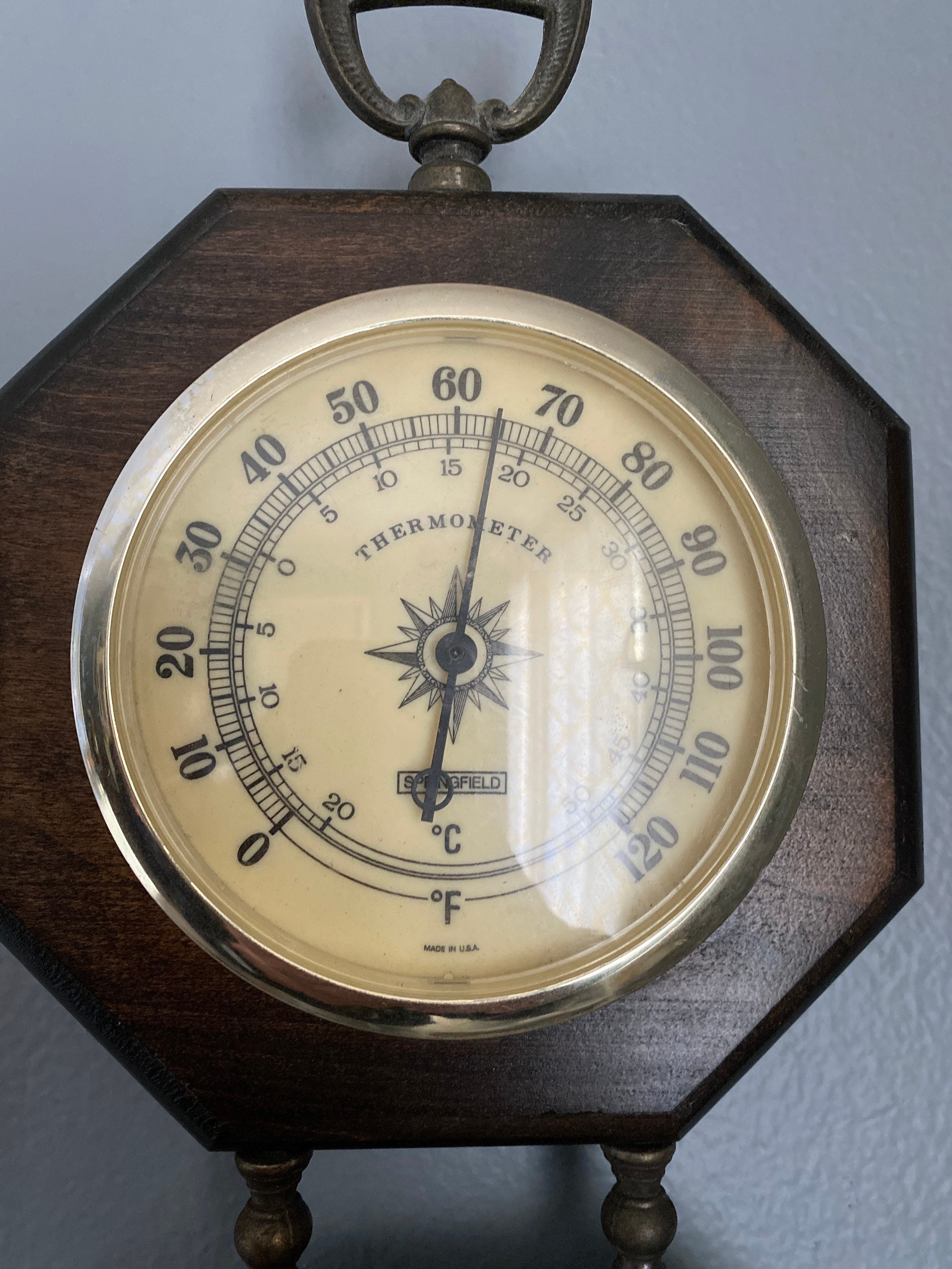 Vintage Springfield Weather Station - Etsy