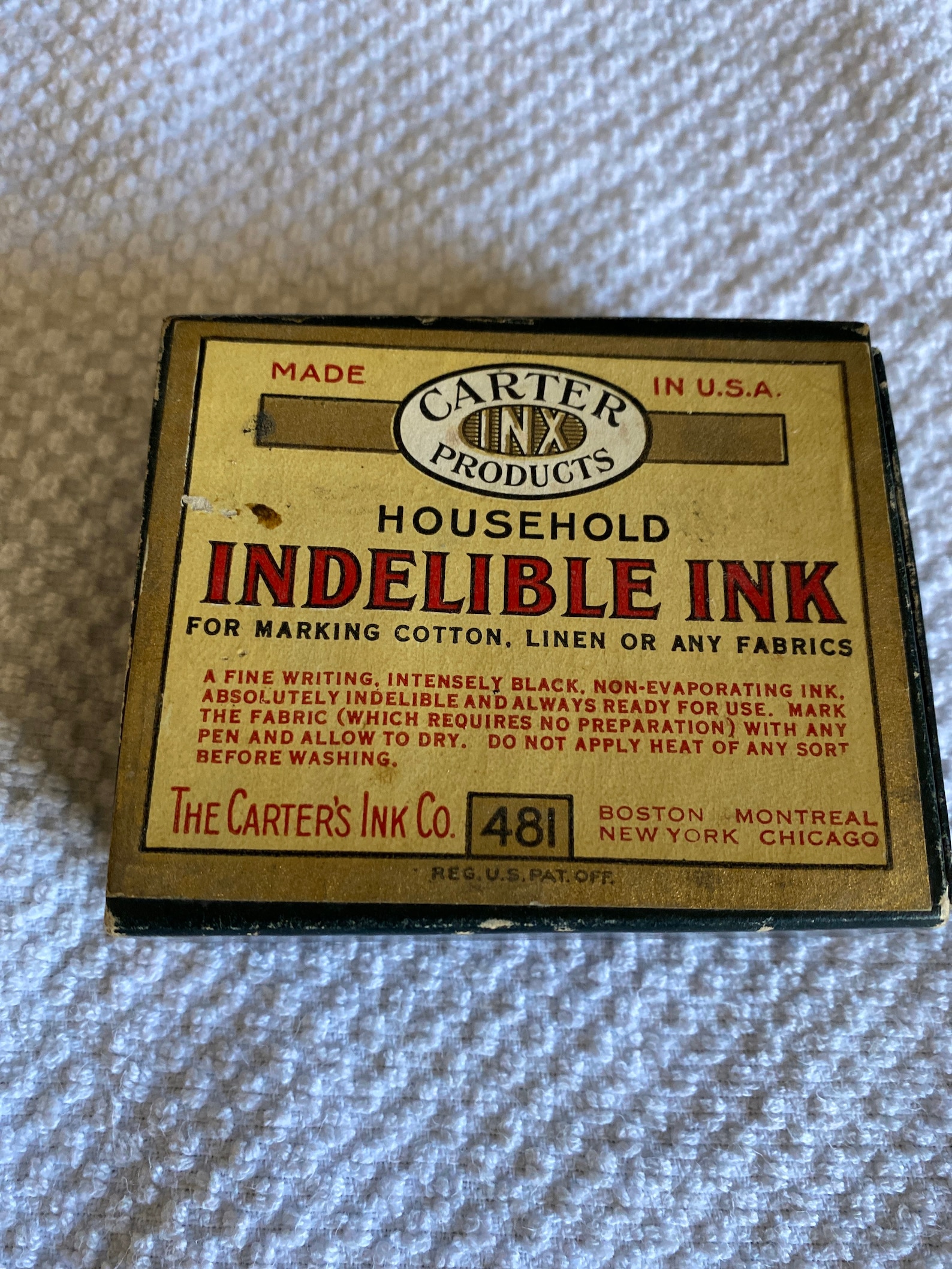Carter Products Indelible Ink Kit - Etsy