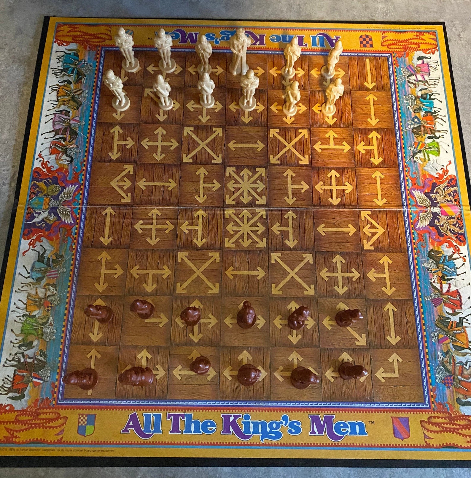 Vintage 1979 Parker Bros All The Kings Men Board Game - Etsy.de