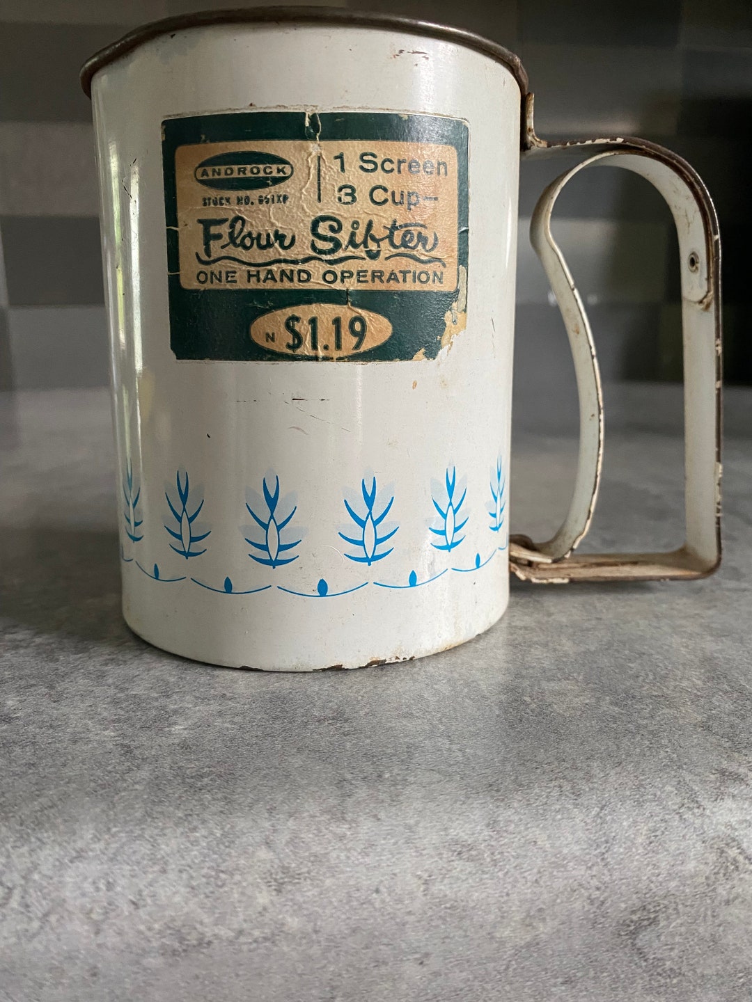 Vintage Androck Flour Sifter - Etsy
