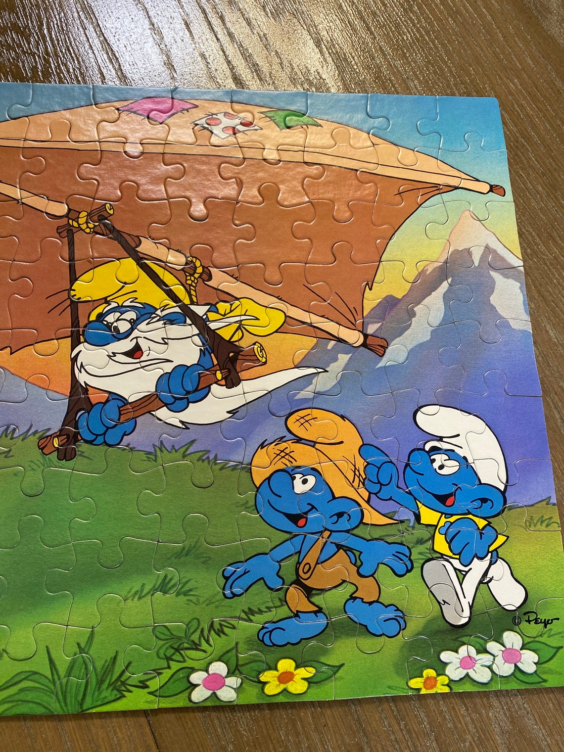 1987 Smurf Puzzle - Etsy