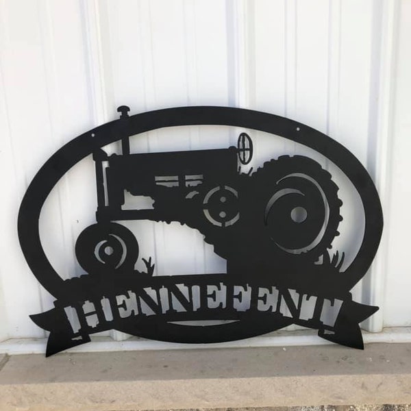 Metal Tractor Signs - Etsy