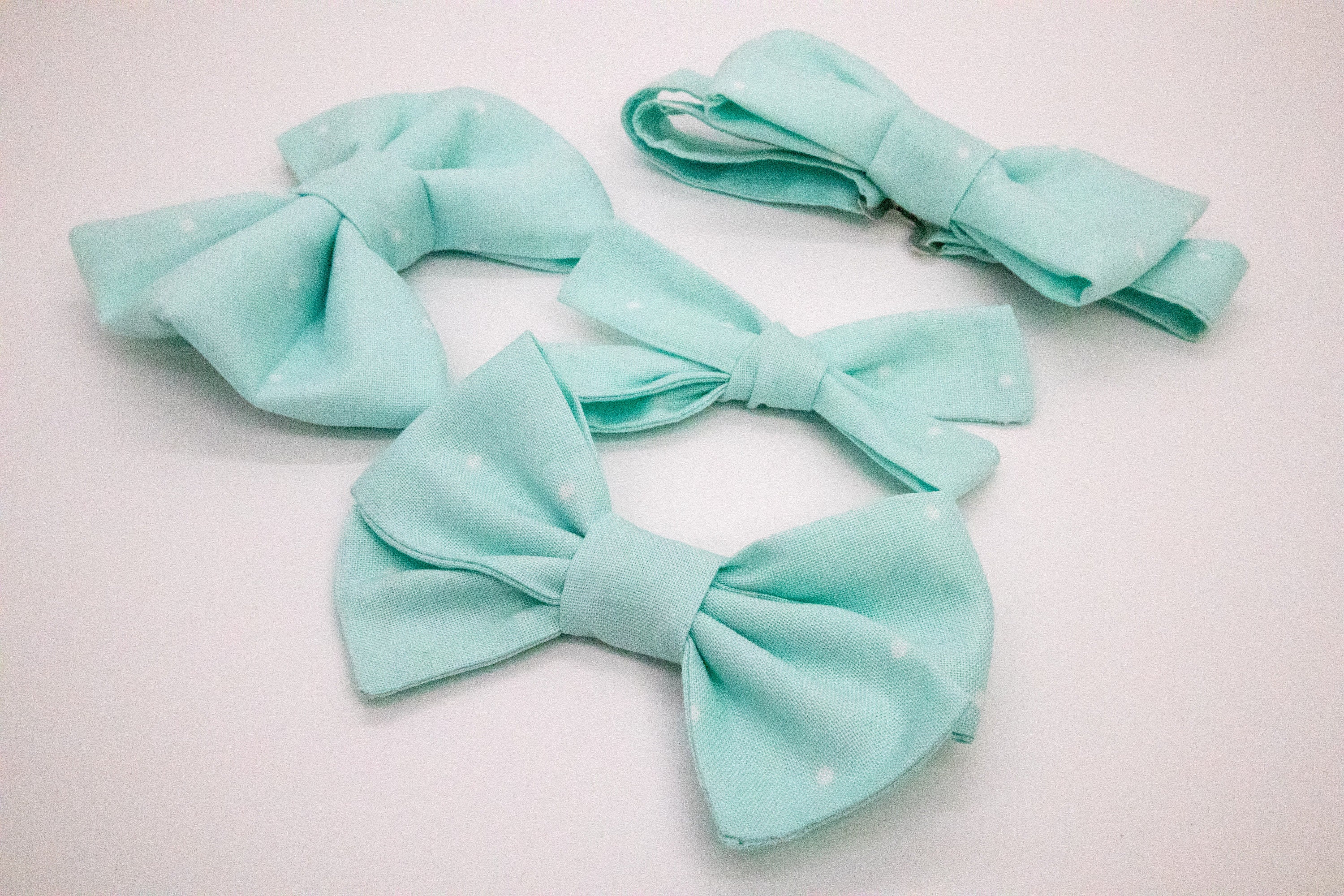 Lazo de lazo verde menta con correa de cuello ajustable a juego - Etsy ...