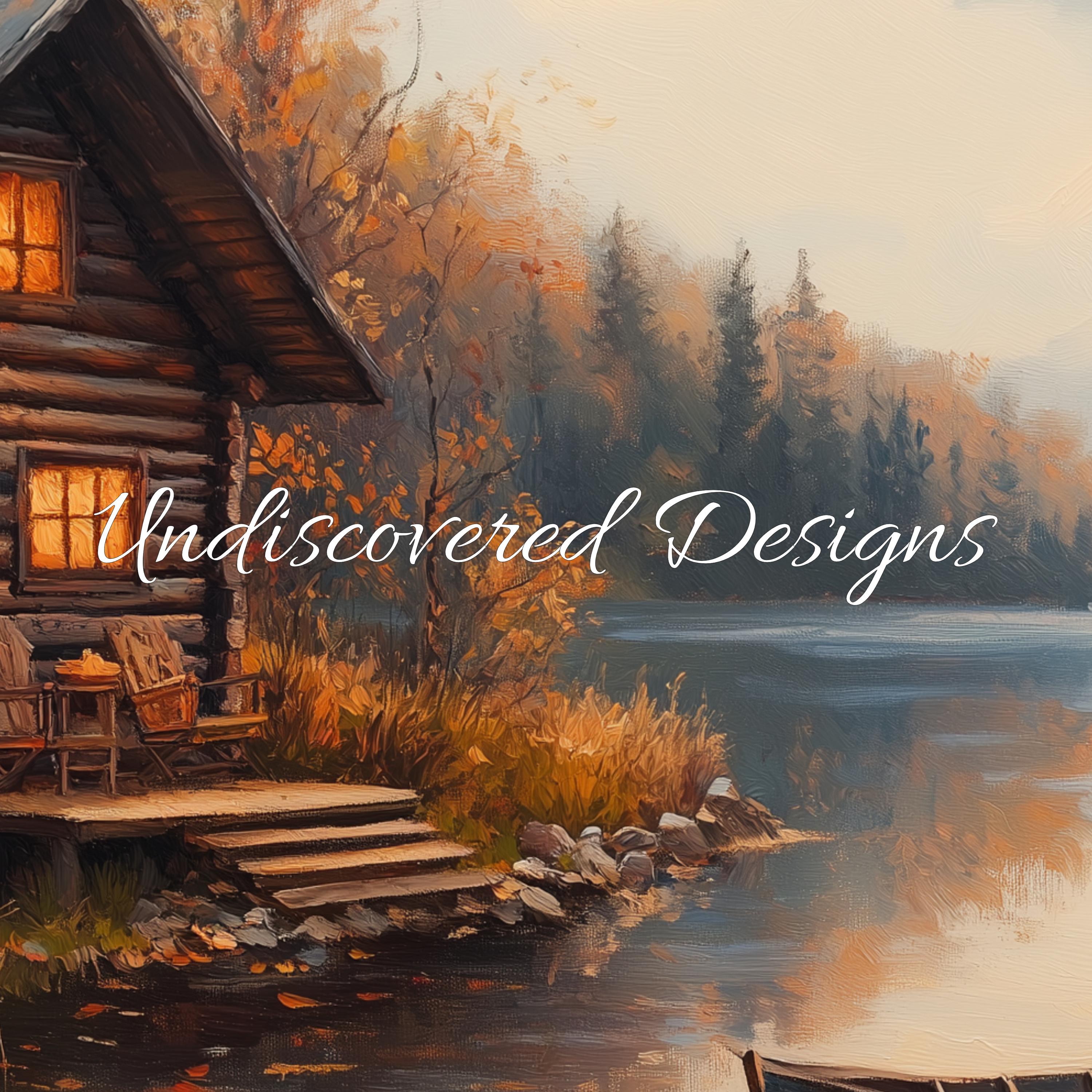 Rustic Cabin by the Lake Art Printout Printable Wall Art Vintage Art ...