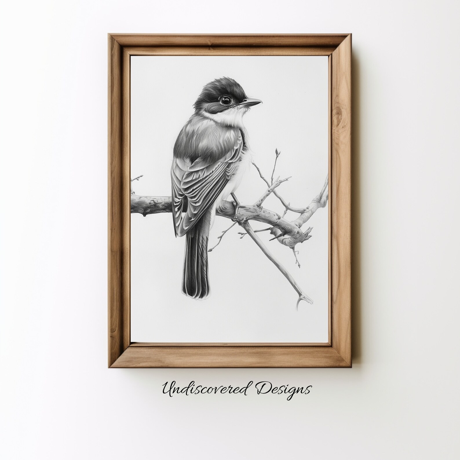Flycatcher Art Printout Printable Wall Art Vintage Art Prints Digital ...