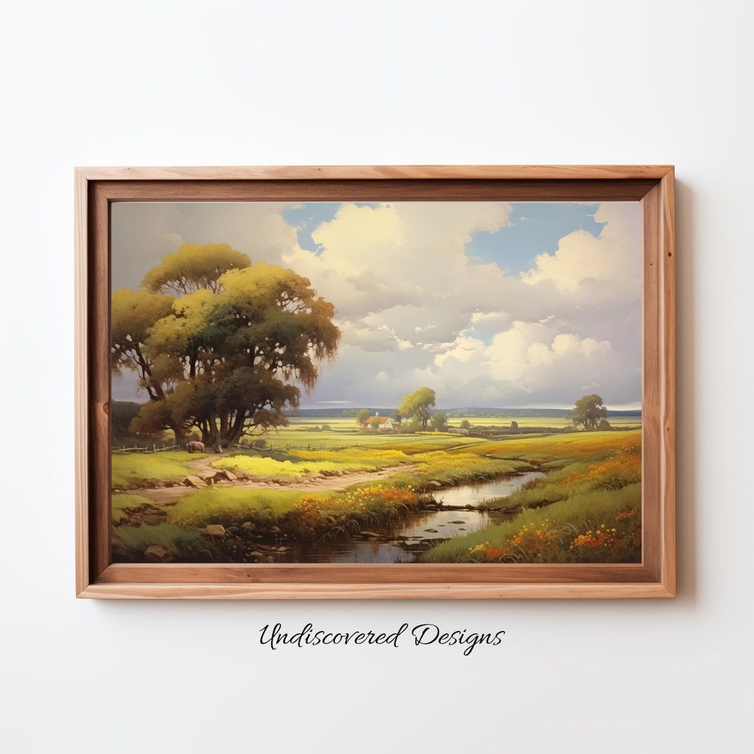 Rural Country Digital Download Landscape Wall Art Printable Art ...