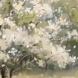 Trees in Bloom Printable Wall Art Vintage Art Print Spring Art ...