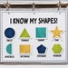 Busy Binder Printable | Learning Shapes | Set of 2 | Toddler Activity ...