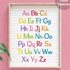 Rainbow Numbers 1-100 Classroom Poster, Nursery Art, Homeschool Print ...