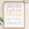 Rainbow Numbers 1-100 Classroom Poster, Nursery Art, Homeschool Print ...