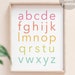 Rainbow Numbers 1-100 Classroom Poster, Nursery Art, Homeschool Print ...