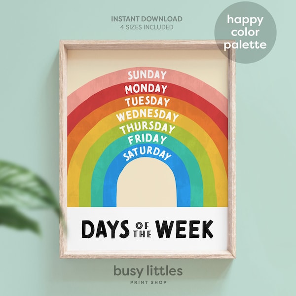 Days of the Week - Etsy
