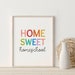 Home Sweet Homeschool Rainbow Classroom Sign Printable | Etsy