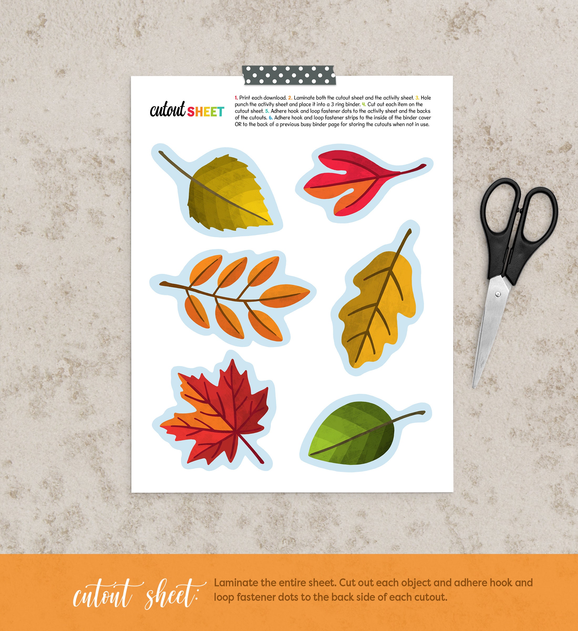 Preschool Fall Busy Binder Printable, Shadow Matching Activity, Busy ...