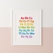 Rainbow Alphabet Printable Nursery Art Abc's Poster - Etsy
