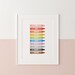 Colors Poster, Educational Poster, Crayon Homeschool Print, Homeschool ...