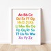 Rainbow Alphabet Printable Nursery Art Abc's Poster - Etsy