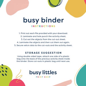 Busy Binder Printable | Learning Shapes | Set of 2 | Toddler Activity ...