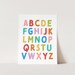 Rainbow Alphabet and Numbers Printable Nursery Art Nursery - Etsy