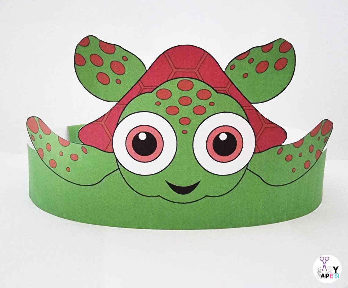Clownfish Printable Paper Crown | Crown Template | Blue Tang Headband ...